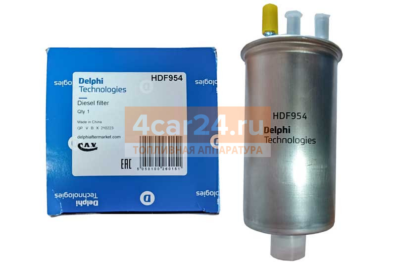 HDF954 DELPHI (164000884R) - Топливный фильтр Renault (Logan, Duster) 1 ...